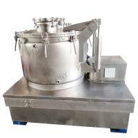 China Batch Type Spin Washing Oil Ethanol Extraction Centrifuge With Cooling Jacket for sale