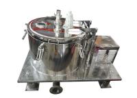 China PLC Control Stainess Steel Basket Scraper Bottom Discharge Pharmaceutical Centrifuge for sale