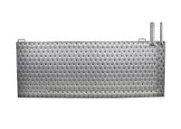 China Double Embossed Dimple Plate Heat Exchanger for Heating or Cooling for sale