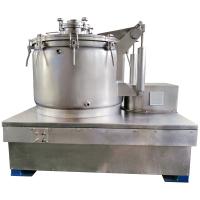 China Batch Type Spin Washing Oil Ethanol Extraction Centrifuge With Cooling Jacket for sale