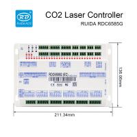 China RUIDA RDC6585G Multi Head Synchronous Laser Controller For Cutting And Engraving for sale