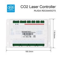China Ruida RDC6445GT5 Powerful CO2 Laser Controller For Textile Engraving Cutting Machine for sale