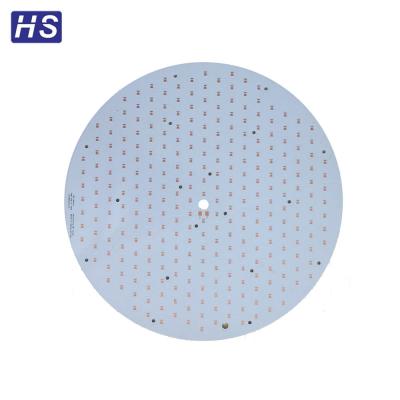 China Aluminium Based Round LED PCB 3W 120V with 110 lm/W Efficacy for Cell Lighting and Ceiling Fan Applications for sale