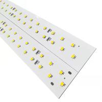 China Customized White Aluminum LED PCB Board 1.6mm 1oz Copper for Strip Light for sale