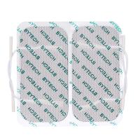 China 5X5cm Square Muscle Stimulator Pads Pre Wire Type Tens Replacement Pads for sale