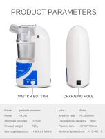 China Home Portable Ultrasonic Mesh Nebulizer Mist Discharge Asthma Atomizer Mini Small for sale