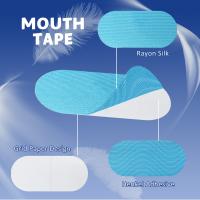 China Easily Removed Oval Non Toxic Mouth Tape Reduced Snoring Improved Nasal Breathing for sale