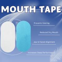 China Easily Removed Oval Non Toxic Mouth Tape Reduced Snoring Improved Nasal Breathing for sale