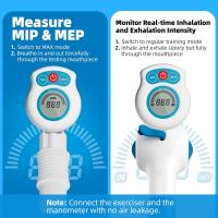China Sport Athletes Lung Capacity Breathing Muscle Trainer Device With App Connectivity for sale