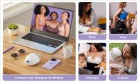 China Wearable Handsfree Electric Breast Pump , Breast Milk Pump Customized Logo 1000mah for sale