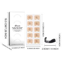 China Magnetic Nose Patch Anti-snoring External Magnetic Nasal Dilator Iron Sheet Breathing Aid Medical Consumable for Nasal Comfort for sale