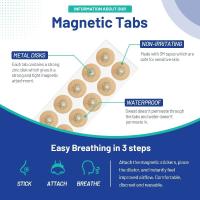 China Magnetic Nasal Strips Breathe Easier and Snore Less with Nose Dilator for sale