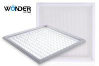 China Commercial 2 X 2 Ceiling Backlit Smd Bridgelux Cree Dimmable Double Color 72w 96w 120w ultra Slim Recessed square 60x60 cm Led Panel Light for sale