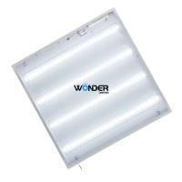China Russia High Luminous 36w 40w 595x595 Ultra Thin Ac170-240v BackLit Iron Ceiling Cri80 Smd 100LM/W 6500K Office 4x4ft Recessed LED Panel Light for sale