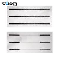 China Commercial Supermarket Hotel Ceiling Flat 72w 96w 595x595 Ultra Slim Ac85-240v BackLit Module Cri80 Smd2835 100LM/W 2x4ft 4x4ft Recessed LED Panel Light for sale