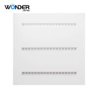 China Commercial Supermarket Hotel Ceiling Flat 72w 96w 595x595 Ultra Slim Ac85-240v BackLit Module Cri80 Smd2835 100LM/W 2x4ft 4x4ft Recessed LED Panel Light for sale