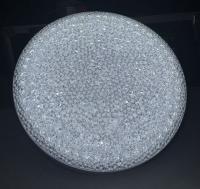 China CB CE RoHS engry saving aluminum round crystal PC diffuser Frameless Back lit Smd2835 Cri80 Dimmable Free Adjustment Cut Hole 18w 24w 2700K 7500K Recessed LED Panel Light for sale