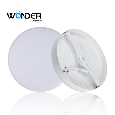 China IECEE CE RoHS High Luminous Square Frameless Back Lit Smd Cri80 Dimmable Free Adjustment Cut Hole Edgeless 18w 24w 36w Round Surface Mounted LED Panel Light for sale