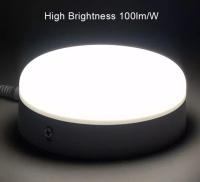 China IECEE CE RoHS High Luminous Square Frameless Back Lit Smd Cri80 Dimmable Free Adjustment Cut Hole Edgeless 18w 24w 36w Round Surface Mounted LED Panel Light for sale