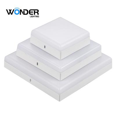 China 3 Years Warranty 48w High Bright 100LM/W Frameless Back Lit Smd Cri80 Dimmable Iron Pc Free Adjustment Cut Hole Edgeless 24w 36w Square Surface Mounted LED Panel Light for sale