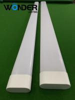 China CE RoHS 100LM/W High Bright Linear Tube 4000k 6500k Ac110-240v 2ft 4ft Skd Smd2835 Iron Housing Pc Lampshape 600mm 1200mm 36w 48w Batten Led Tube for sale