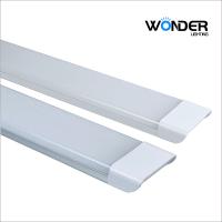 China IP44 No Flicker 2ft 4ft 100LM/W Integrated Ultra Bright Linear Tube 10000k 220v 110v 36w 54w 72w Smd2835 Aluminum Housing PC Cover 600mm 1200mm Batten Led Tube for sale