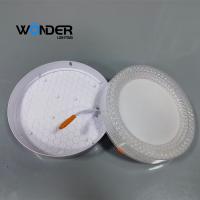 China 2 Years Warranty Dimming Double Color Smd2835 7500k+blue Red Green Led Spot Light Crystal Ps Cover Iron 24w 36w 48w Cob Round Surface Mounted LED Panel Light for sale