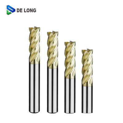 China 68 Degree CNC Tungsten Steel Milling Cutter With 4 Unequal Edges And Uneven Spiral for sale