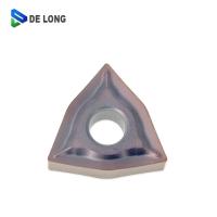 China WNMG080404 EF Negative Rake Tool Tungsten Carbide Inserts PVD / CVD Coating for sale
