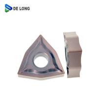 China WNMG080404 EF Negative Rake Tool Tungsten Carbide Inserts PVD / CVD Coating for sale
