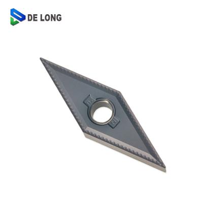 China VNMG160402N-DM Negative Rake CNC Turning Inserts With Tungsten Carbide Material for sale
