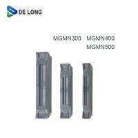 China MGMN300 MGMN400-H CNC Grooving Inserts PVD Coating Black Color For Steel Processing for sale