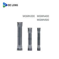 China MGMN300 MGMN400-H CNC Grooving Inserts PVD Coating Black Color For Steel Processing for sale
