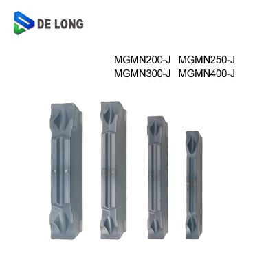 China MGMN400 MGMN500-J Carbide Grooving Inserts For Stainless Steel Parts for sale