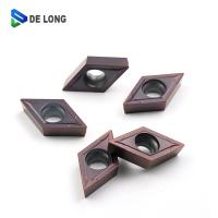 China DCMT070204 DCMT11T304 SL CNC Carbide Inserts PVD / CVD Coating for sale