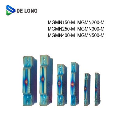 China MGMN300 MGMN400 MGMN500-M Carbide Grooving Inserts HRC50 Hardness for sale