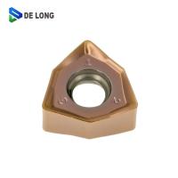 China WNMU060408 Tungsten Carbide Milling Insert HRC 25-40 for sale