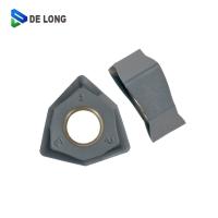 China WNMU060408 Tungsten Carbide Milling Insert HRC 25-40 for sale