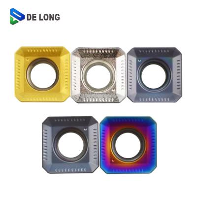China High Efficiency High Wear Resistance High Precision CNC Milling Inserts Cemented Carbide for Quenching Stainless Steel Parts for sale