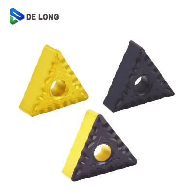 China Non-Customized DIN GB Standard Negative Rake Angle Double Coating CNC Turning Inserts for Steel Parts for sale