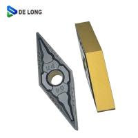 China Negative Rake Angle VNMG160404 VNMG160408 PM Double Coating DLP103 CNC Turning Inserts for Steel Parts for sale