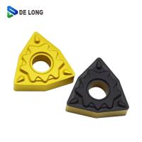 China Durable and Cost-Effective WNMG080404 CVD Coating CNC Turning Insert for Stainless Steel Parts for sale