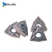 China WNMG080404 08 MA Turning Carbide Insert with PVD Coating for Stainless Steel Parts and High Rigidity for sale