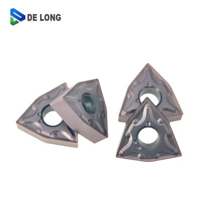 China WNMG080404 08 MA Turning Carbide Insert with PVD Coating for Stainless Steel Parts and High Rigidity for sale
