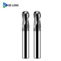 China 68 Degree Carbide End Mill with 4 Unequal Edges and Uneven Spiral for CNC Milling for sale