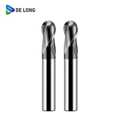 China 68 Degree Carbide End Mill with 4 Unequal Edges and Uneven Spiral for CNC Milling for sale