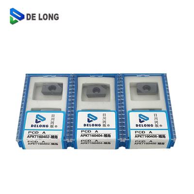 China Wear Resistant PCD Inserts with High Precision Cutting and Excellent Heat Resistance for Turning Milling Drilling for sale