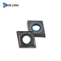 China CCMT06 CCMT060204 Turning Carbide Insert with High Hardness and PVD Coating Nano Blue for HRC50° below CNC Cutting Tool for sale