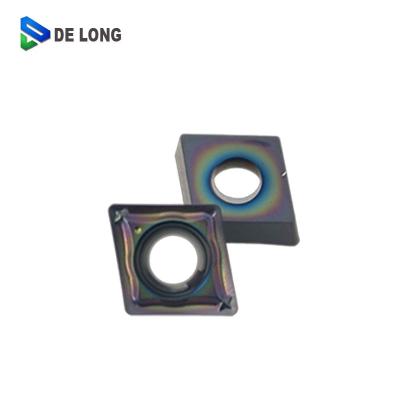 China CCMT06 CCMT060204 Turning Carbide Insert with High Hardness and PVD Coating Nano Blue for HRC50° below CNC Cutting Tool for sale