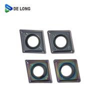 China CCMT09 CCMT09T304 08 SM High Hardness PVD Coating Nano Blue CNC Turning Carbide Insert for HRC50° Below Machining for sale